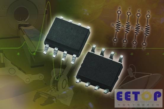 Vishay扩大ORN薄膜模压双列直插式电阻网络的阻值范围 - 模拟/电源 - -EETOP-创芯网