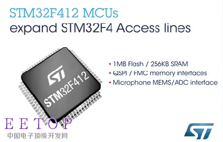 ST的高性能STM32F4微控制器系列产品新增入门级产品 - 综合电子 - -EETOP-创芯网