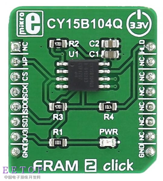 MikroElektronika的 Click Board板卡采用赛普拉斯 F－RAM 存储器 - 综合电子 - -EETOP-创芯网